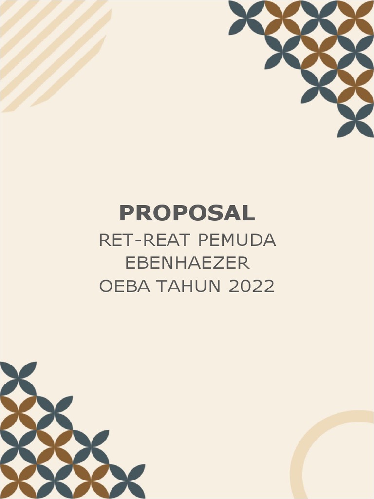 PROPOSAL RET-REAT-dikonversi | PDF