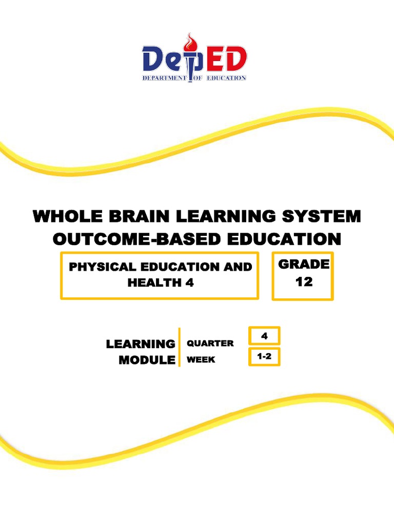 Module SHS Peh 12 Q4 W1 W2 | PDF | Emergency | First Aid