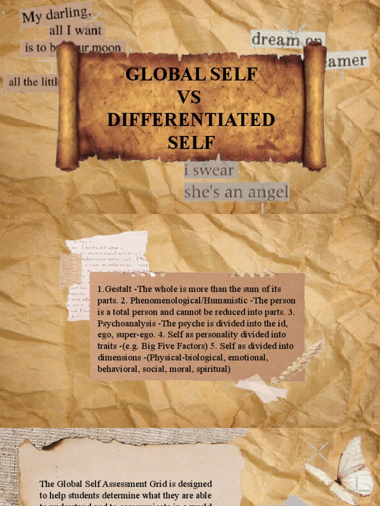 Global Self VS Differentiated Self | Download Free PDF | Self | Thought