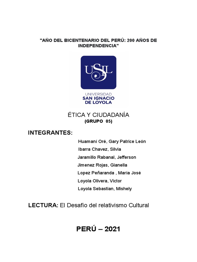 Grupo 5 Gary PC | PDF | Relativismo | Moralidad