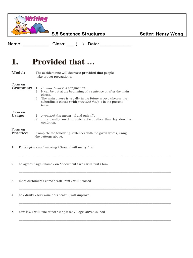 Sentence Structures and Usage Guide | PDF | Clause | Sentence (Linguistics)