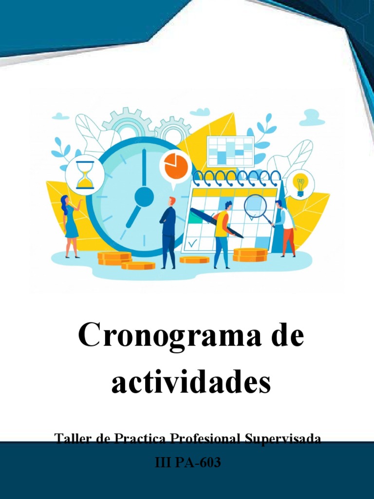 Cronograma de Activ-Equipo#2 | PDF | Modificación de comportamiento ...