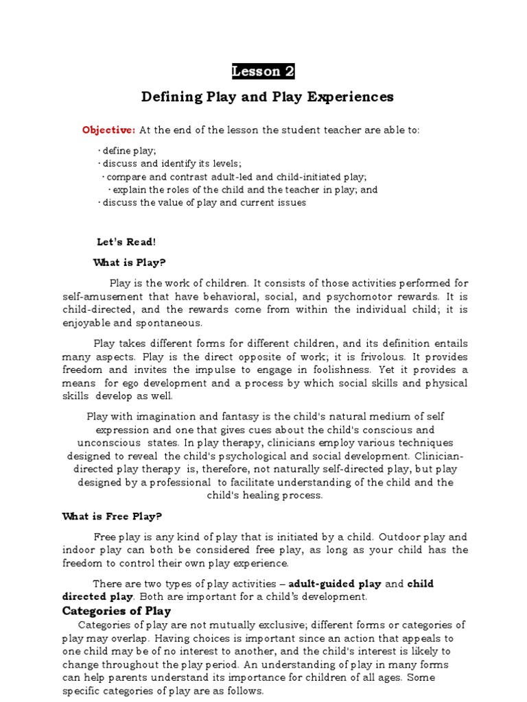 ECED22 LESSON2 WrittenReport | PDF | Behavior Modification | Psychological Concepts