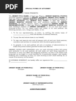 Deed of Extrajudicial Settlement Sample | PDF | Banking | Property