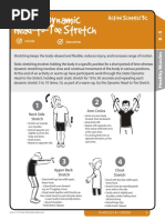 Dynamic Stretching Exercises | PDF | Wellness | Science & Mathematics