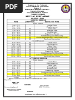 Sped Action Plan For Learners With Special Needs | PDF | Teachers ...