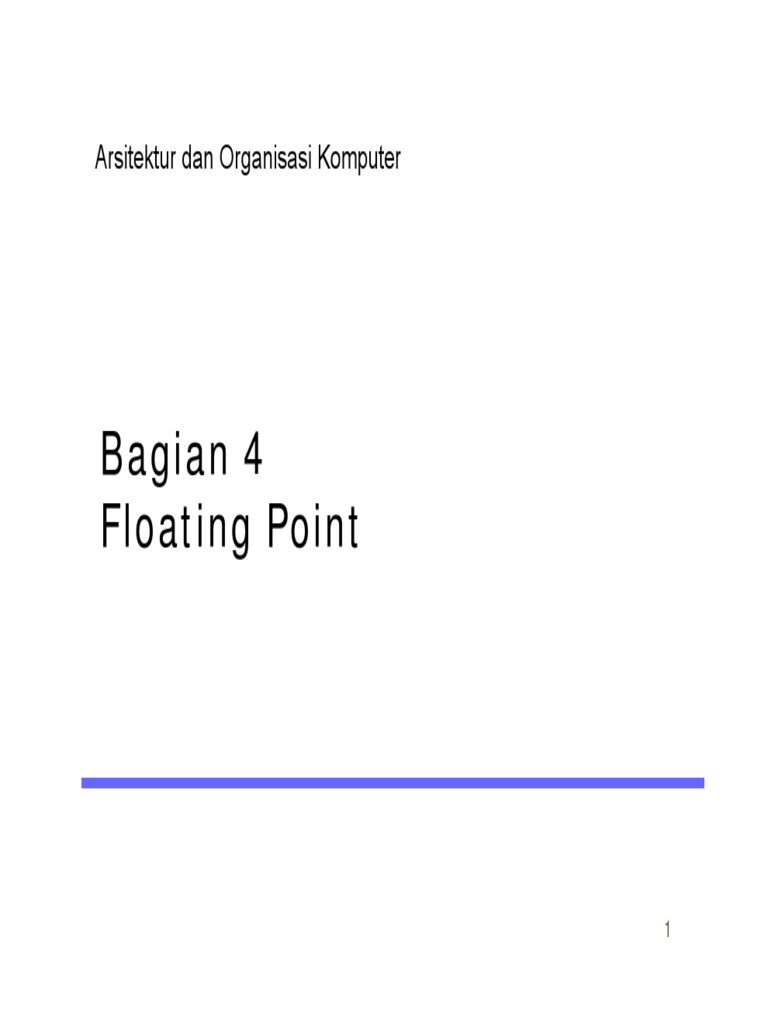 Floating Point | PDF