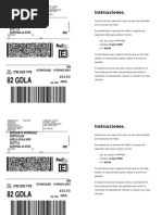 Ejemplo Guía DHL | PDF | México