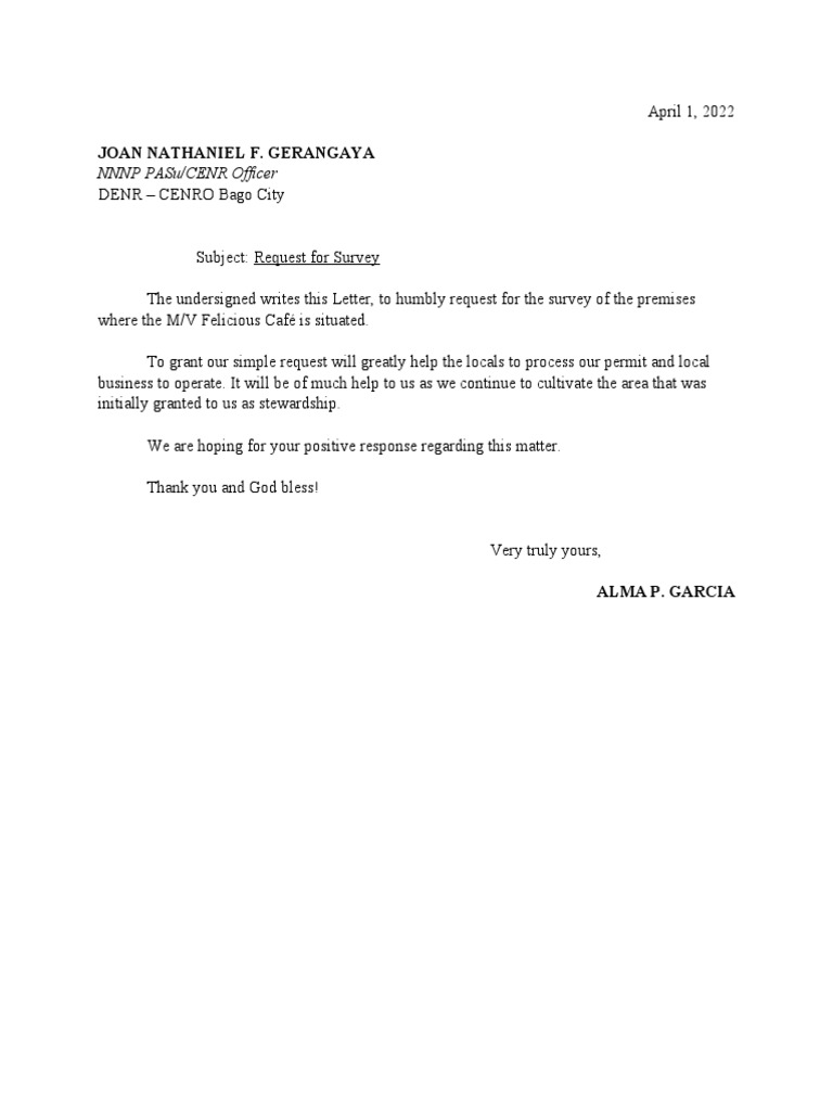 DENR Request | PDF