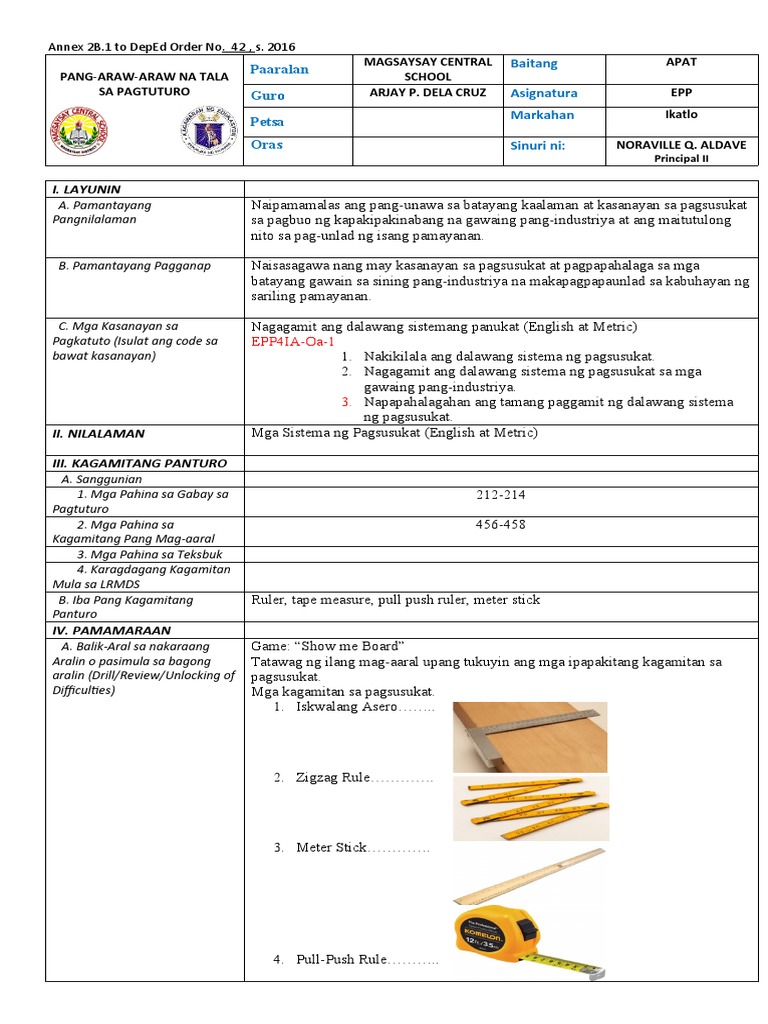 Cot - DLP - Epp 4 by Sir Arjay P. Dela Cruz #3 | PDF