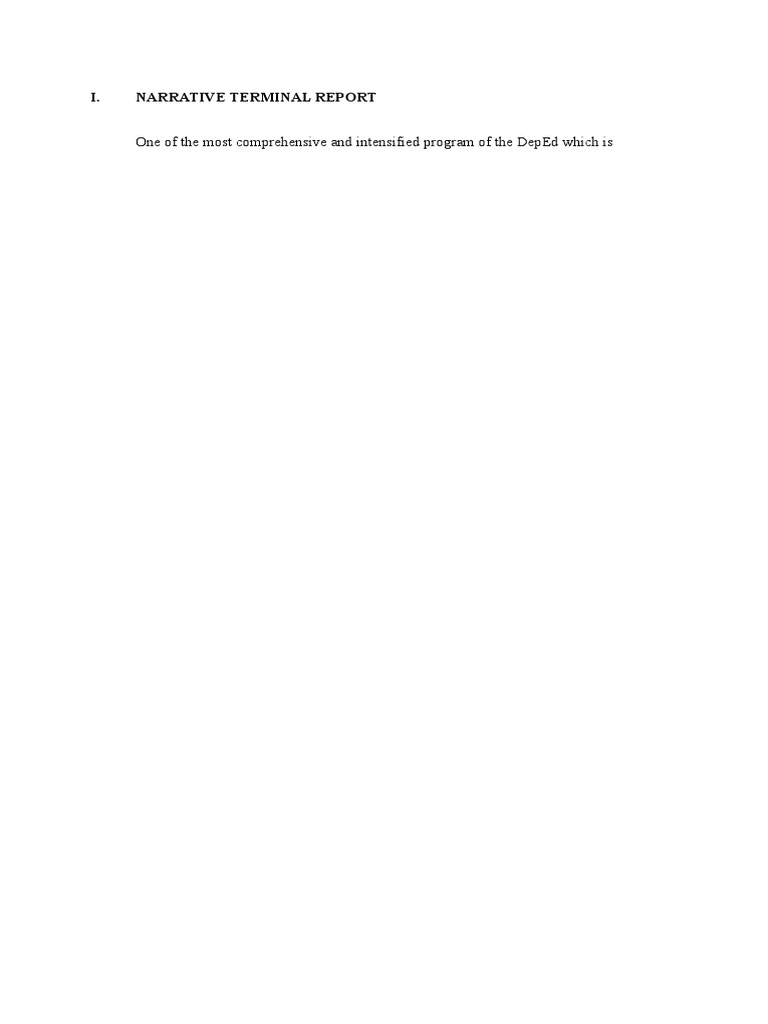 EPP Accomplishment Report | PDF