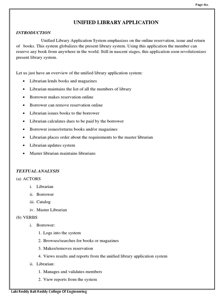 Unified Library Application Unit 5 | PDF | Automated Teller Machine | Use Case