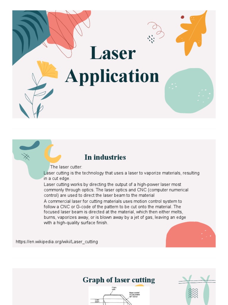 Laser Application | PDF | Laser | Applied And Interdisciplinary Physics