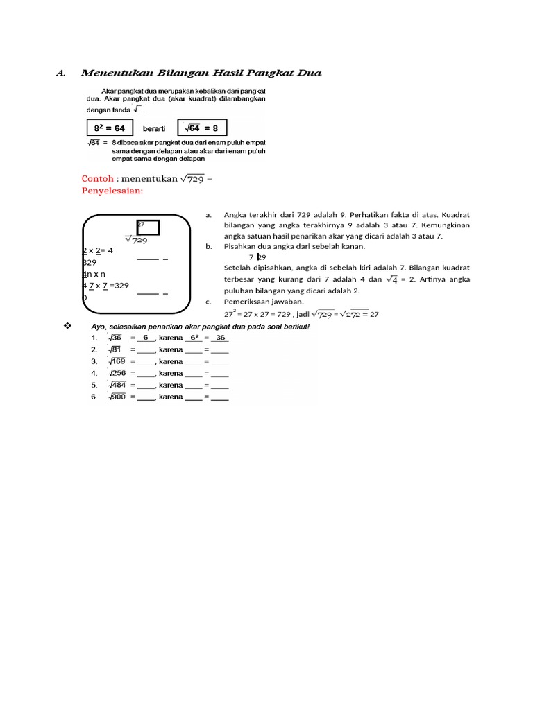 Rangkuman Matematika Tema 5 | PDF