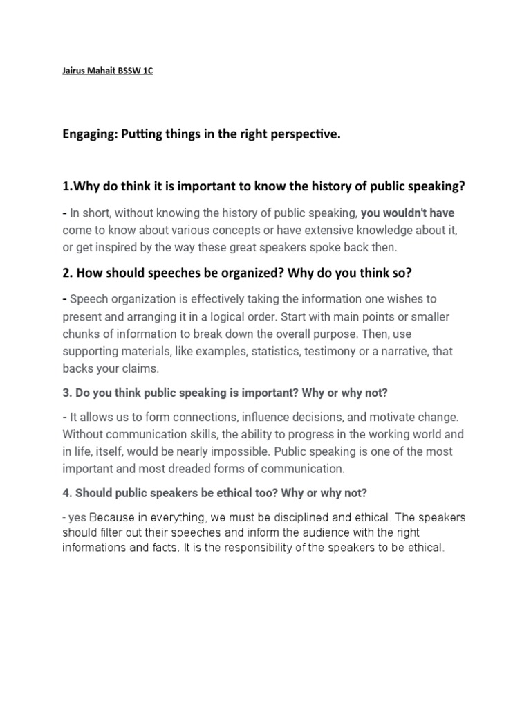 Purposive Communication Module 3 | PDF | Public Speaking | Persuasion