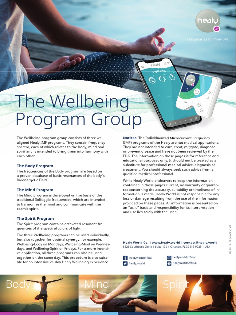 Healy World Flyer Wellbeing en US | PDF | Clinical Medicine | Health Care