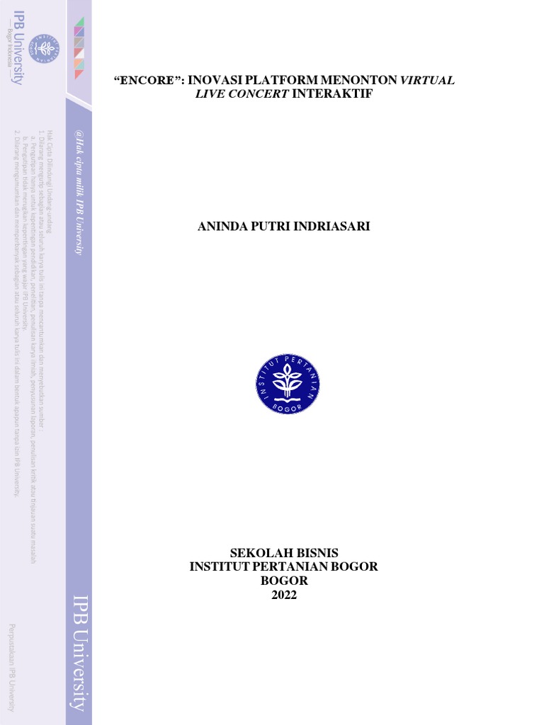 Inovasi Konser Virtual Interaktif | PDF | Seni