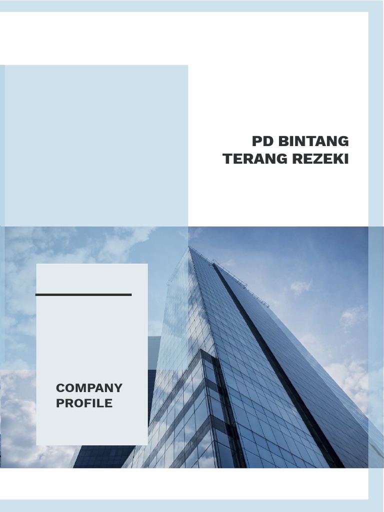 PD Bintang Terang Rezeki Company Profile | PDF | Mechanics ...