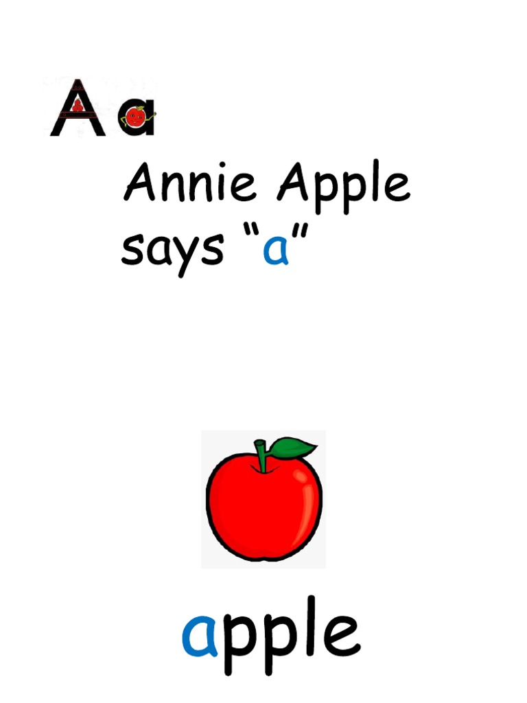 02 Annie Apple Words | PDF