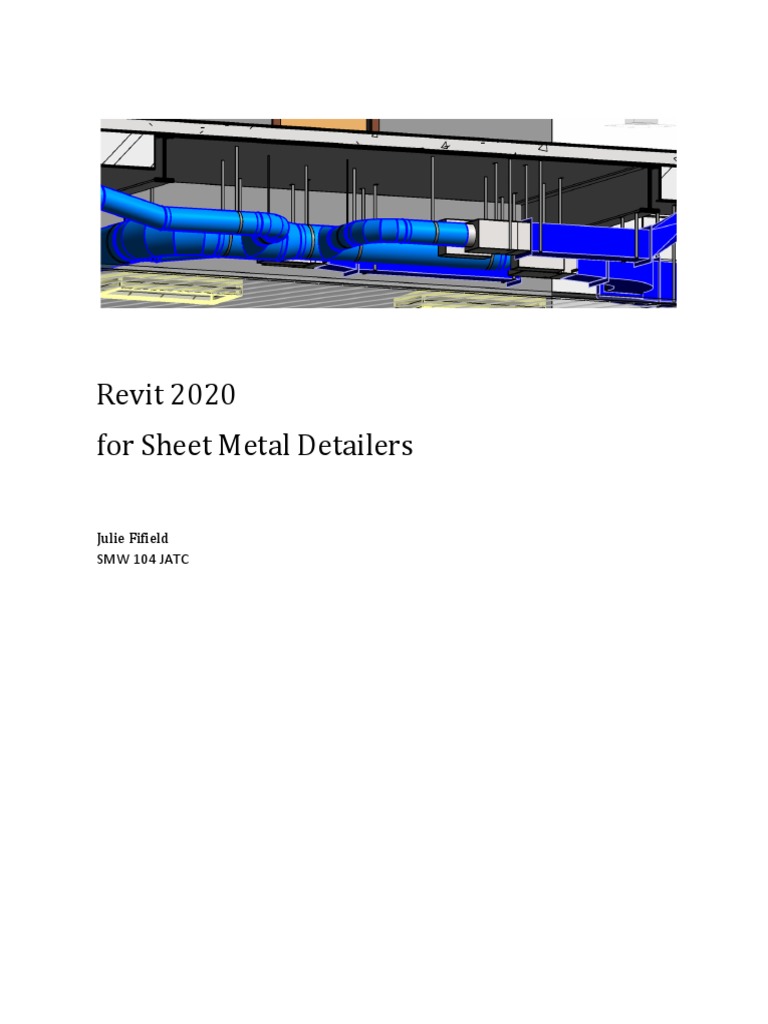 Revit 2020 For Sheet Metal Detailers | PDF | Icon (Computing) | Autodesk Revit