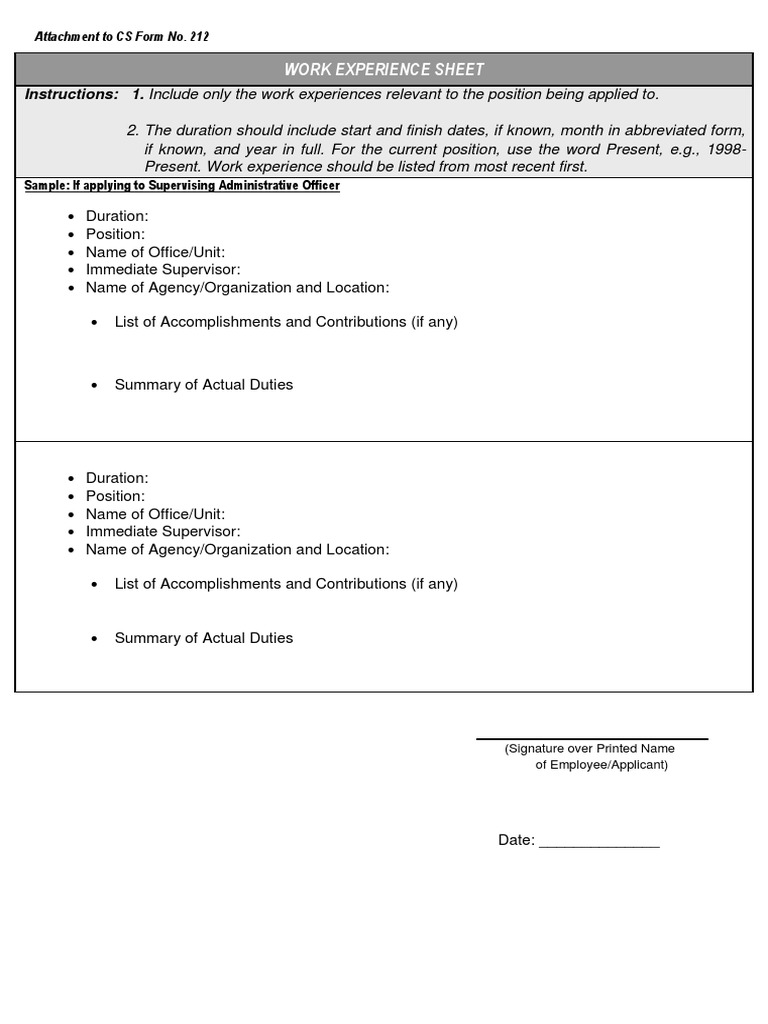 Pds Worksheet Form | PDF