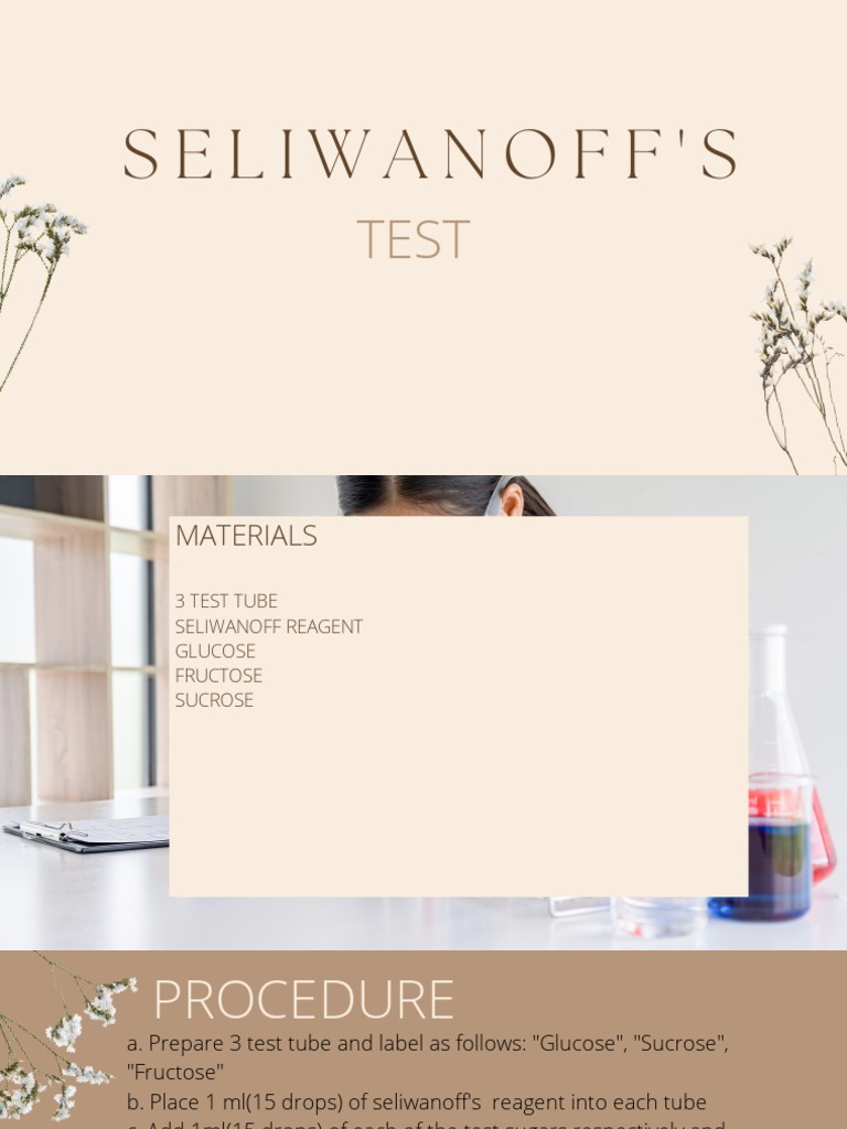Seliwanoffs Test | PDF
