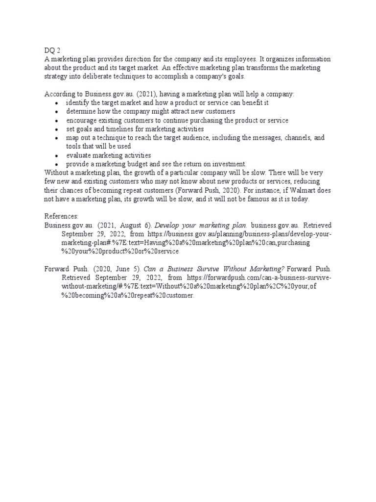 Discussion Question Answer - Marketing | PDF