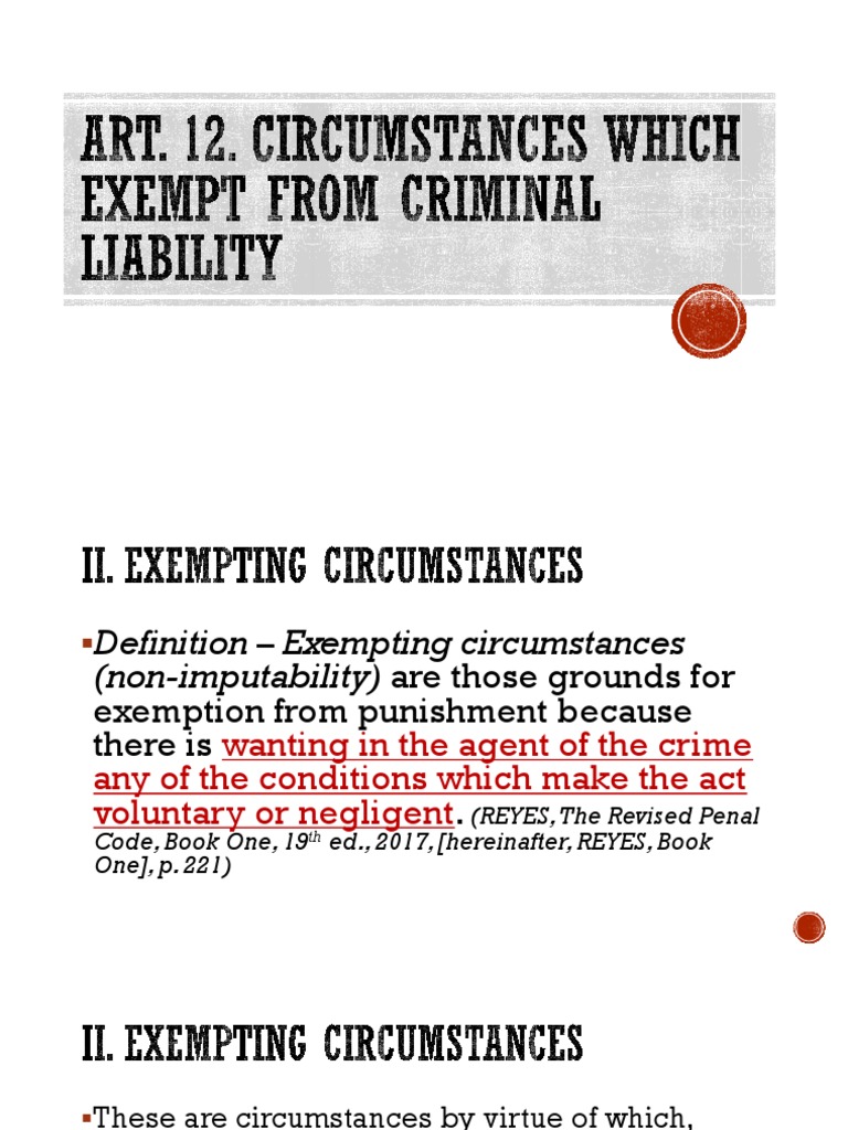Art. 12 of RPC | PDF | Insanity Defense | Schizophrenia