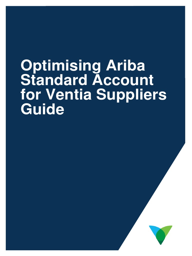 Ventia Supplier Ariba Guide | PDF | Invoice | Microsoft Outlook