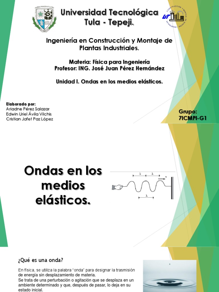 Ondas en Los Medios Elasticos | PDF | Olas | Naturaleza