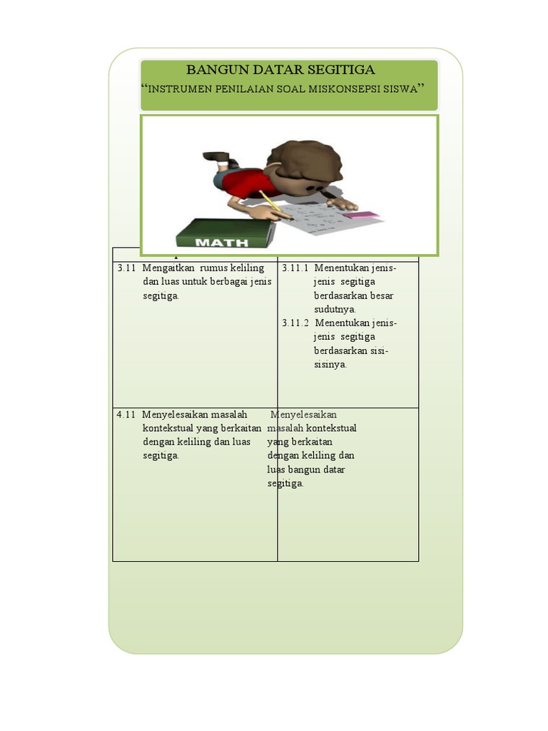 Instrumen Soal | PDF