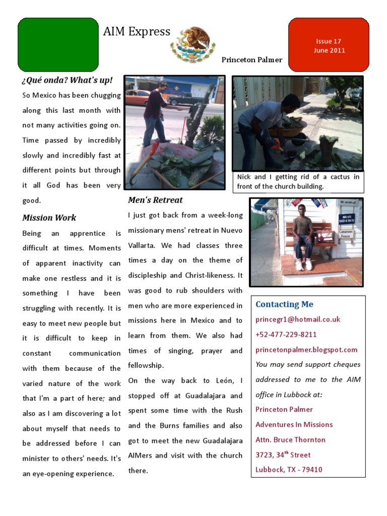 AIM Express Issue 17 | PDF | Religious Faiths | Jesus