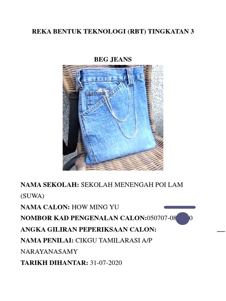 Draf Laporan Projek RBT 2021 | PDF