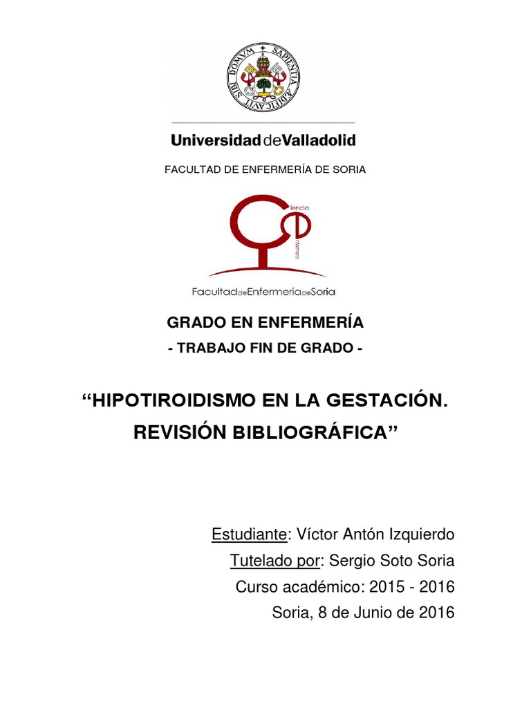 Tfg-O 846 | PDF | Tiroides | Hipotiroidismo