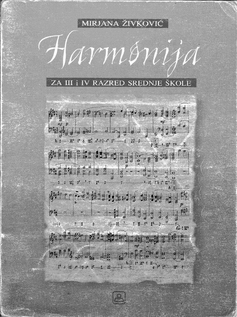 Mirjana Zivkovic - Harmonija Za 3 I 4 Sms | PDF