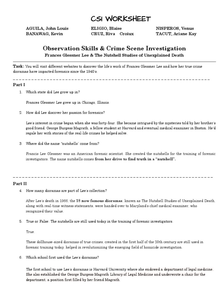 The ForenSIX | PDF | Forensic Science