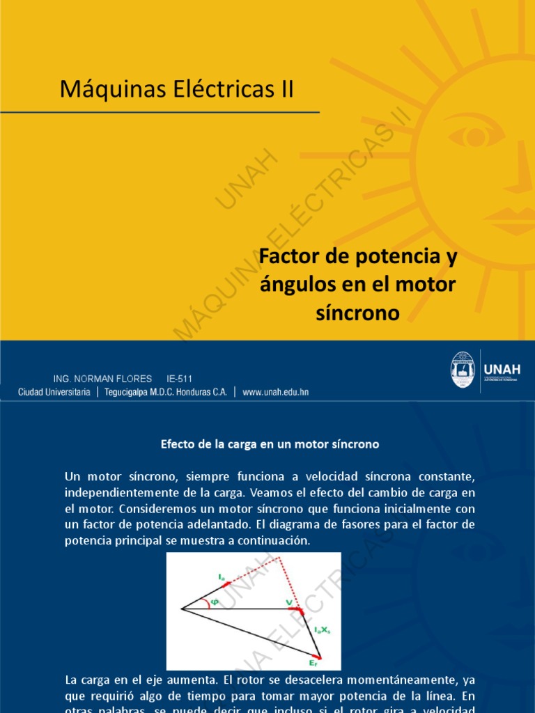 3.factor de Potencia y Curvas V Del Motor | PDF | Energia electrica ...