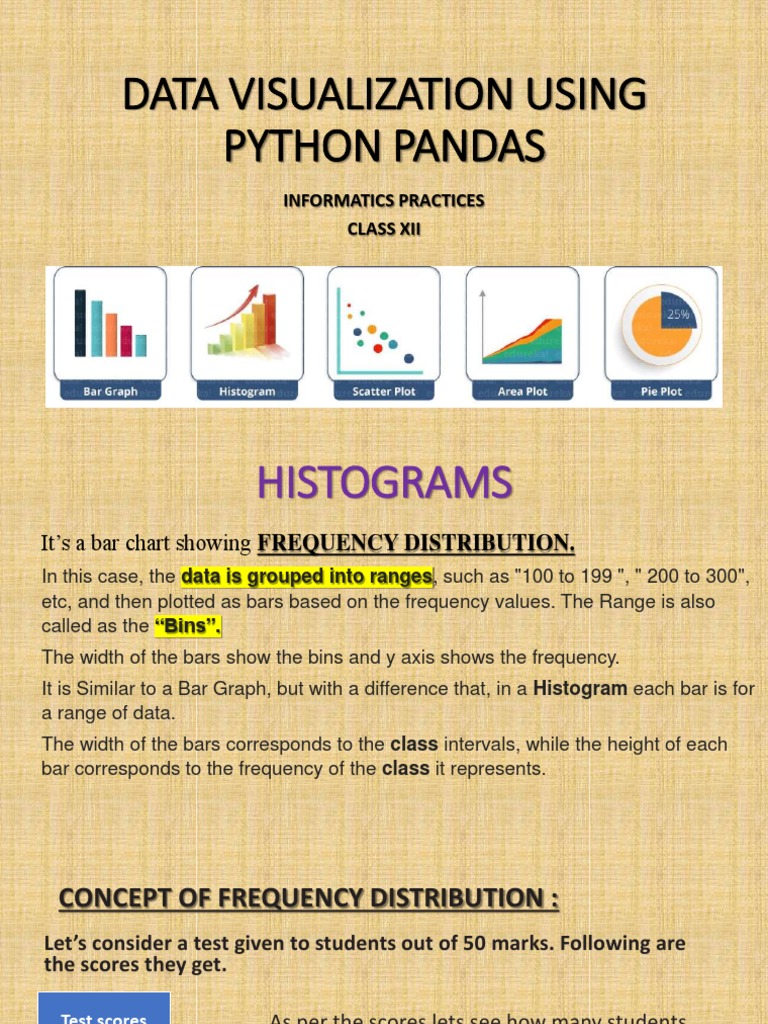 DATA VISUALIZATION - Part 4 | PDF | Histogram | Computing