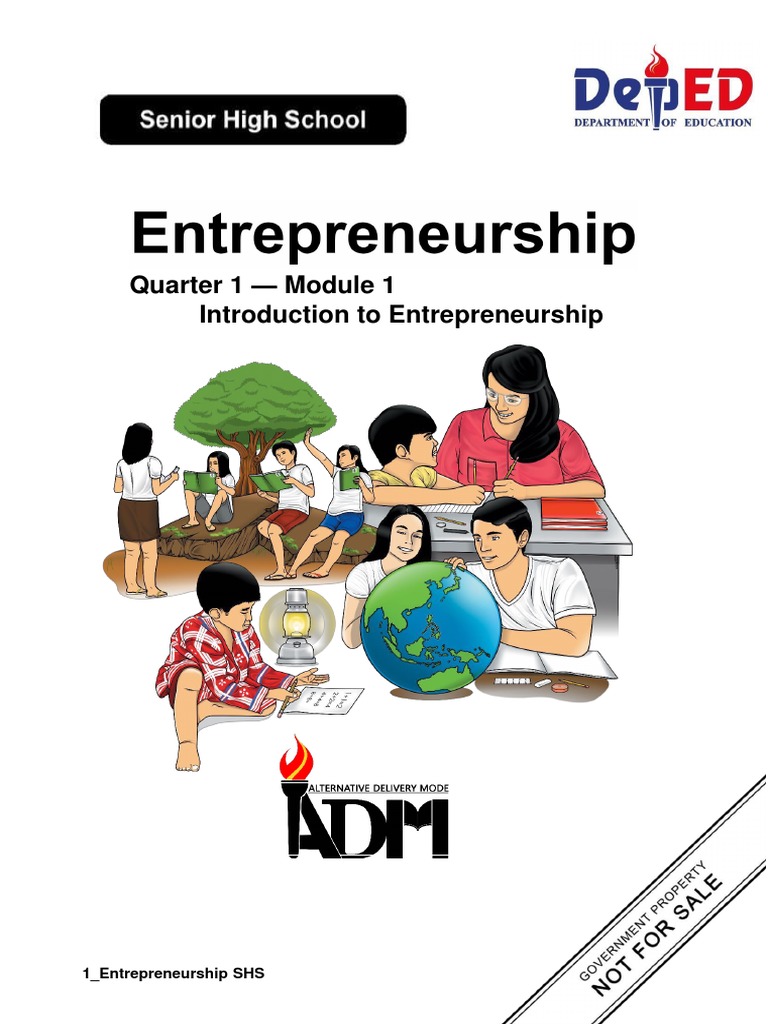 Entrep12 q1 m1 Introduction-To-Entrepreneurship | PDF ...