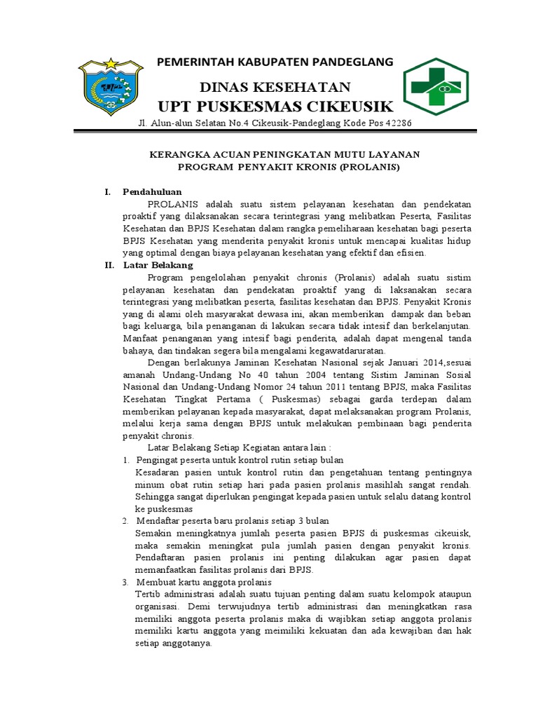 Kak Prolanis | PDF | Pengembangan Diri | Kesehatan Holistik