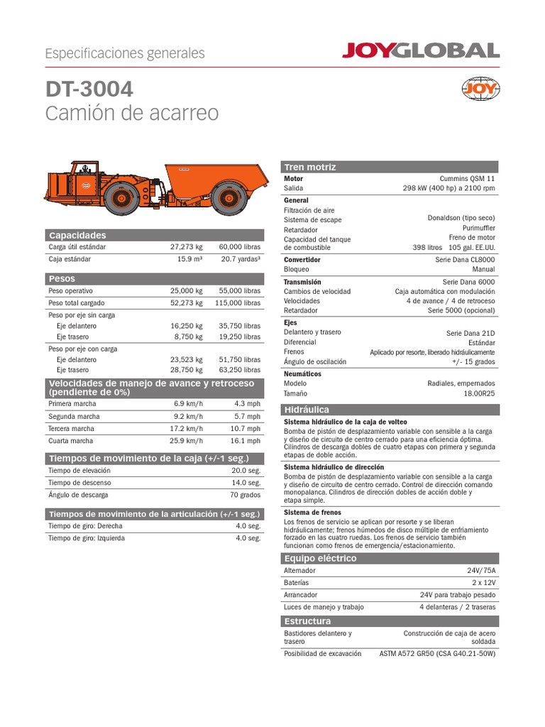 JoyG - Ficha DT-3004 | PDF | Inyección de combustible | Turbocompresor
