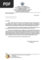 Mayors Recommendation Letter | PDF