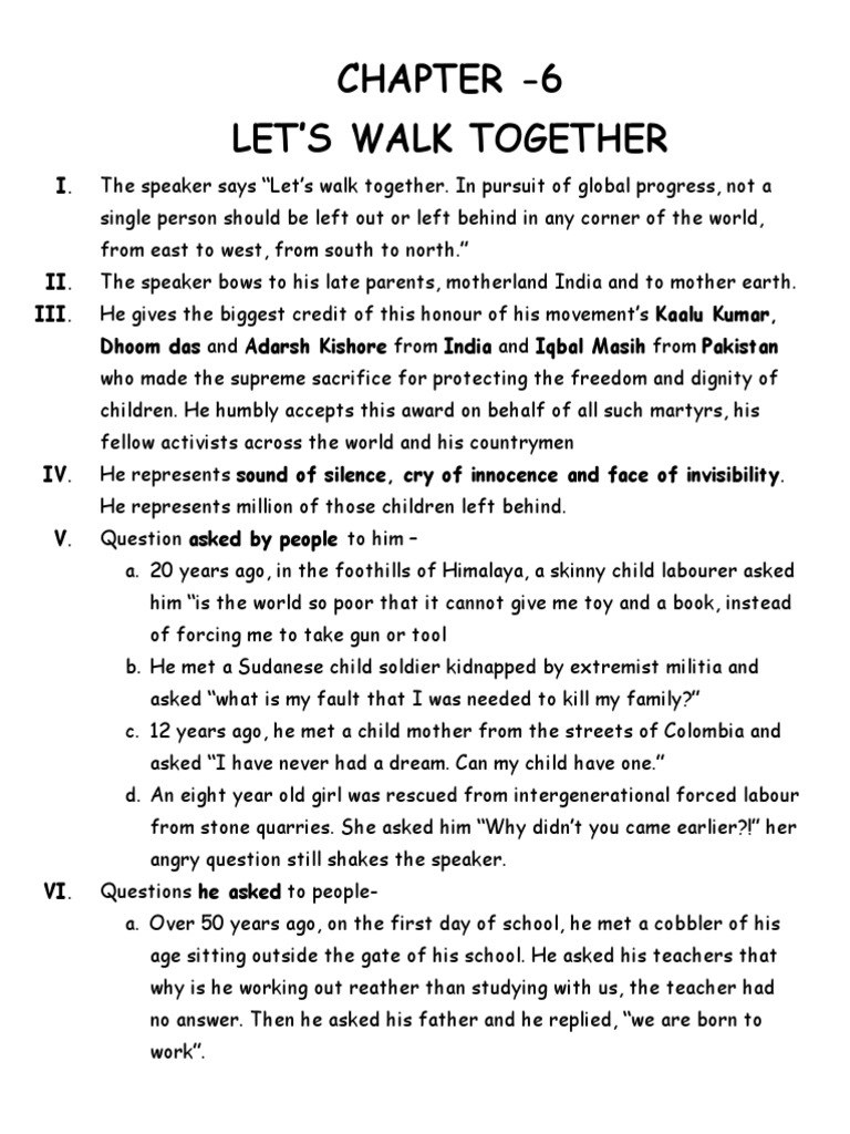 Let's Walk Together: A Call to Action | PDF | Social Science