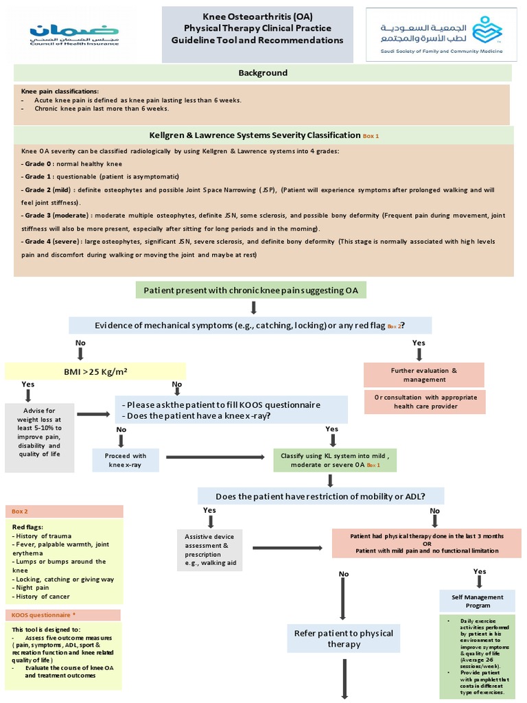 Knee Osteoarthritis Therapy Guidelines | PDF | Osteoarthritis ...