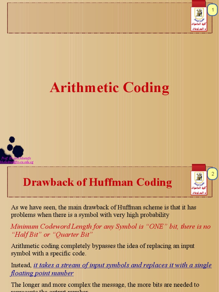 Arithmetic Coding (Float Binary) Leangroup Org | PDF | Computer Science ...