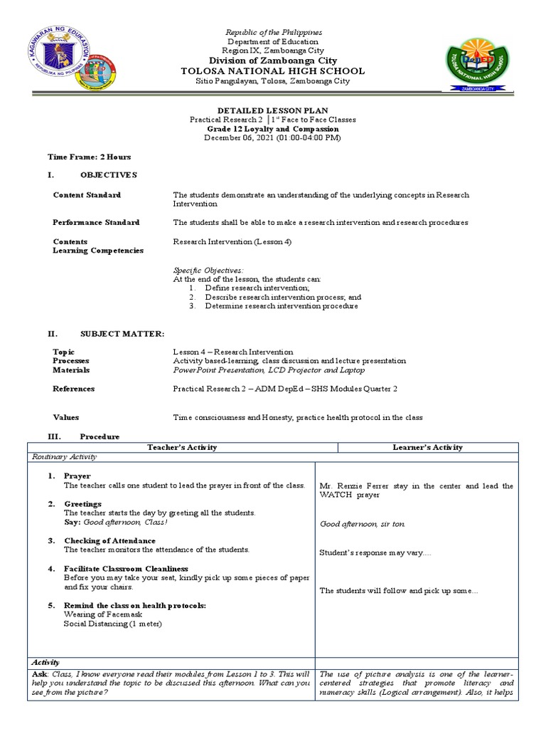 CO For F2F AY 2021-2022 | PDF | Teachers | Learning