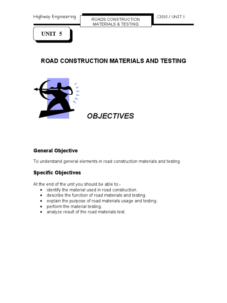 Road Construction Materials & Testing | PDF