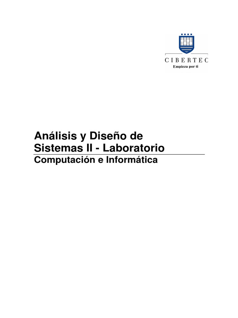 Analisis y Diseno de Sistemas II Laborat | Descargar gratis PDF | Caso ... Analisis y Diseno de Sistemas II Laborat | Descargar gratis PDF | Caso ...