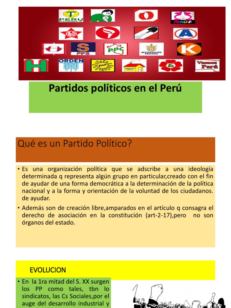 Historia de los Partidos Políticos en Perú | PDF | Partidos políticos ...