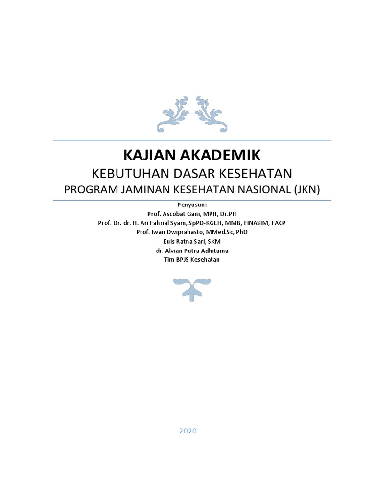 Naskah Akademik KDK - 081020 - Final | PDF
